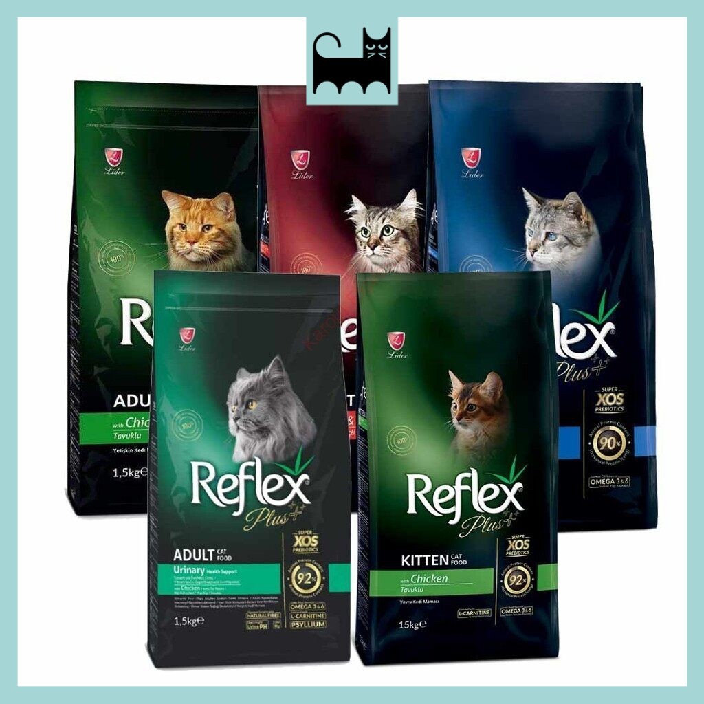 Reflex Plus 1.5kg (Original Pack) Kitten / Adult (Cat Dry Food) Makanan ...