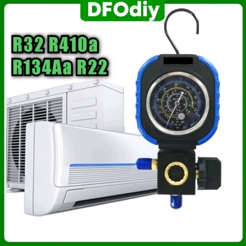 DFOdiy Manifold Gauge GAS METER R32 R410a R22 R134a Low Pressure Single ...