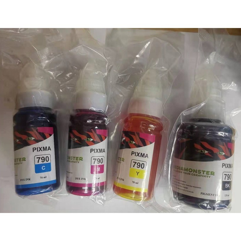 A5 CISS Ink refill GI-790 GI790 For Canon Printer G1000 G2000 G3000 ...