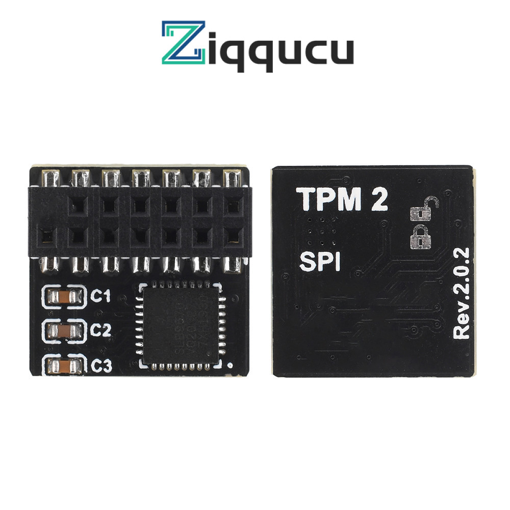 ZIQQUCU TPM2.0 14 Pin SPI Parallel Security Module | Shopee Malaysia