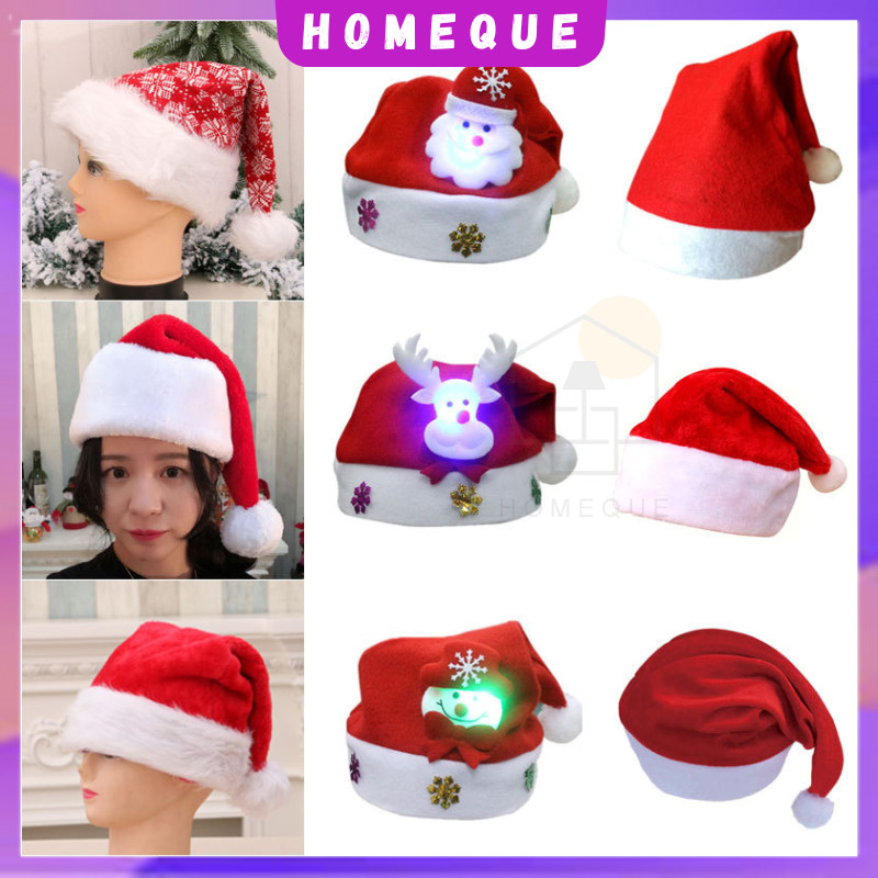 Merry Christmas Hat Xmas Red Hat Santa Claus Hat Kids Christmas Hat ...