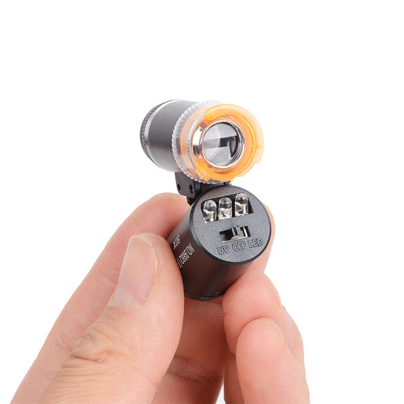 Portable Jewelry Microscope 60 Times Magnifying Glass Antique Stamp ...