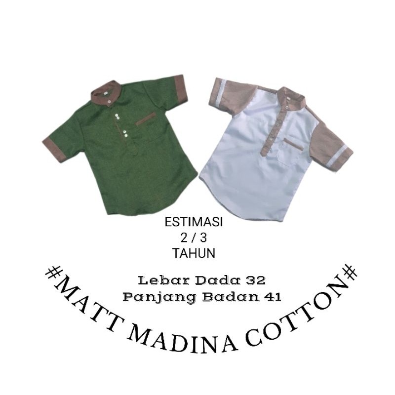 KATUN Latest Muslim tops for 3 year old boys|Medina Cotton Kurta Cocoa ...