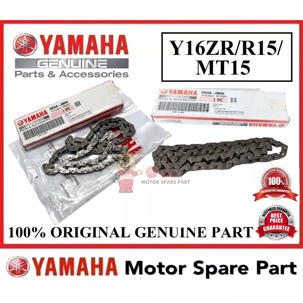 100% ORIGINAL YAMAHA Y16ZR R15 MT15 TIMING CHAIN 0 94568-J9096 RANTAI ...