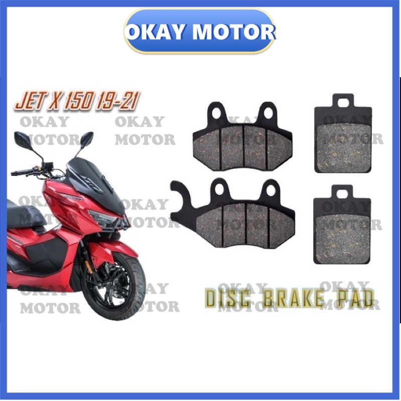 Rear Disc Brake Pad Set front disc pad disc lining brek brak shoe SYM ...