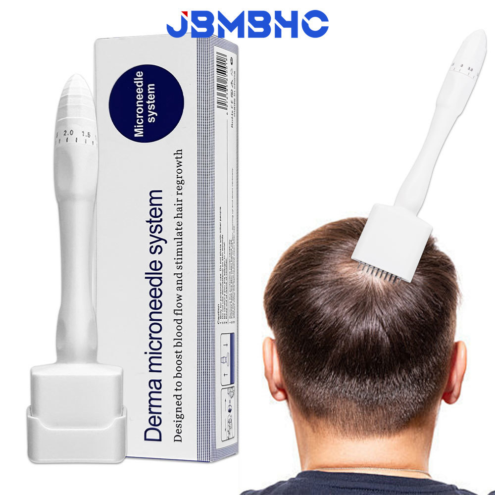 Derma Microneedle Stamp 100 Pins Face Beauty Anti Aging Adjustable for ...