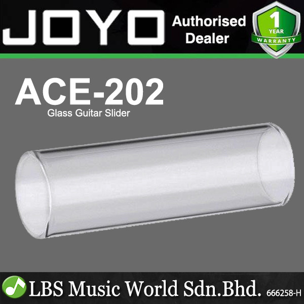 Joyo ACE-202 Glass Guitar Slide for Electric Acoustic Guitar (ACE202 ...