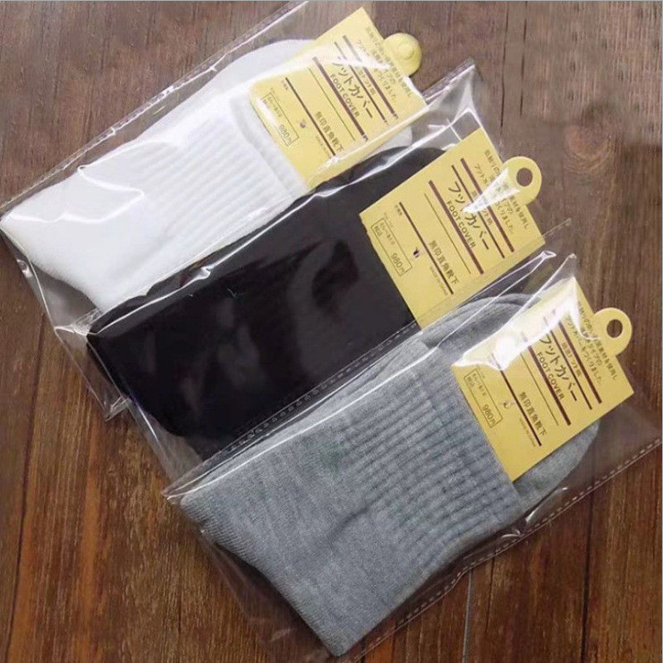 Socks are individually packaged, pure color men's mid-tube boat socks ...