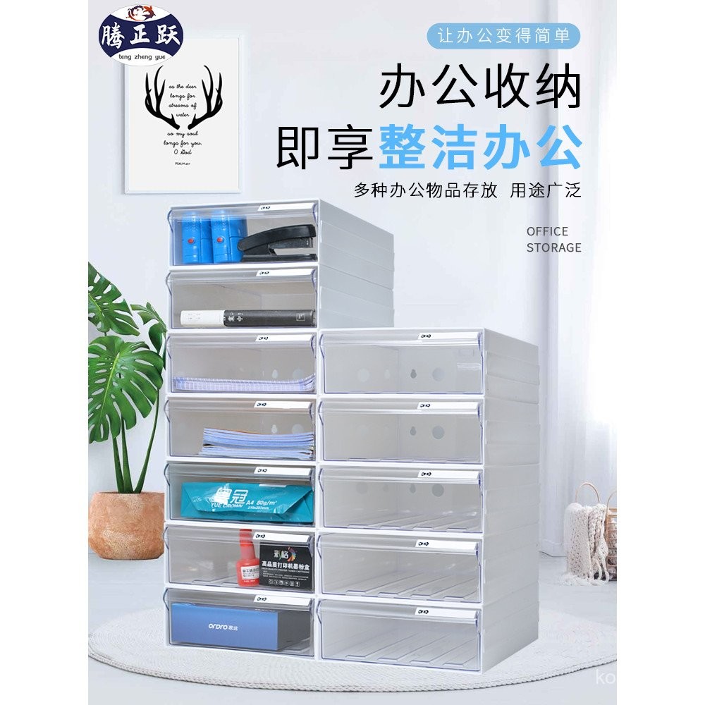 Kotak Kabinet Fail Plastik Tengzhengyue Penyusun Penyimpanan Fail ...