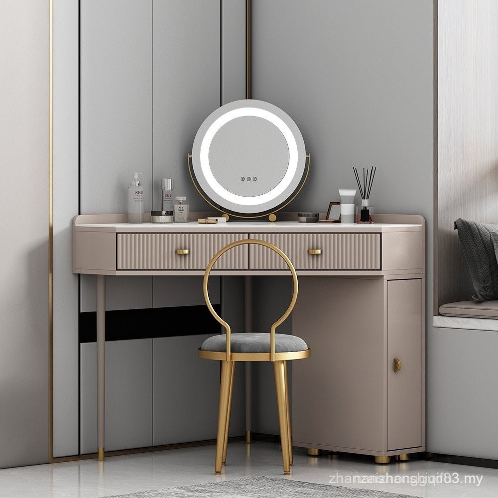 Corner Dressing Table Bedroom Modern Simple Small Triangle Dressing ...