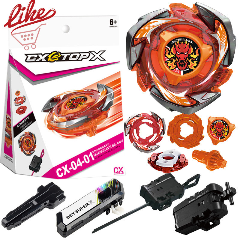 Beyblade X CX-04 Battle Entry Set 01 Dran Brave Beyblade Xtreme with Launcher Led Grip Set for ...