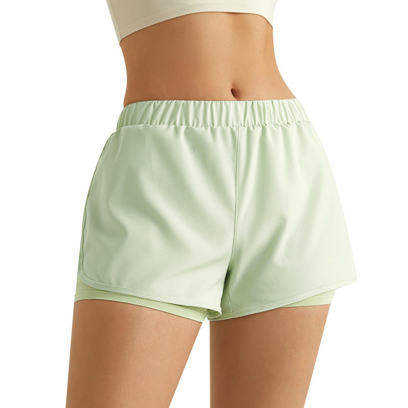 Running Shorts Women with Pockets for Mobile Phone Three-point Pants ...