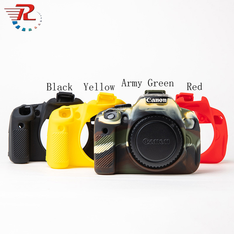 LARRY Soft Silicone Rubber Camera Body Case For Canon EOS 600D 650D ...