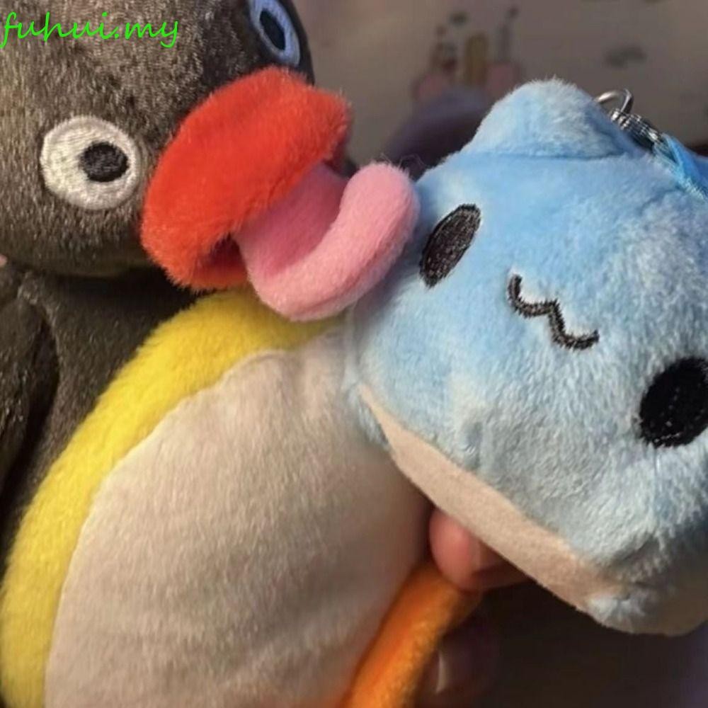 FUHUI Pingu Plush Toys, Stuffed Animal Tongue Out Stuffed Penguin Doll ...