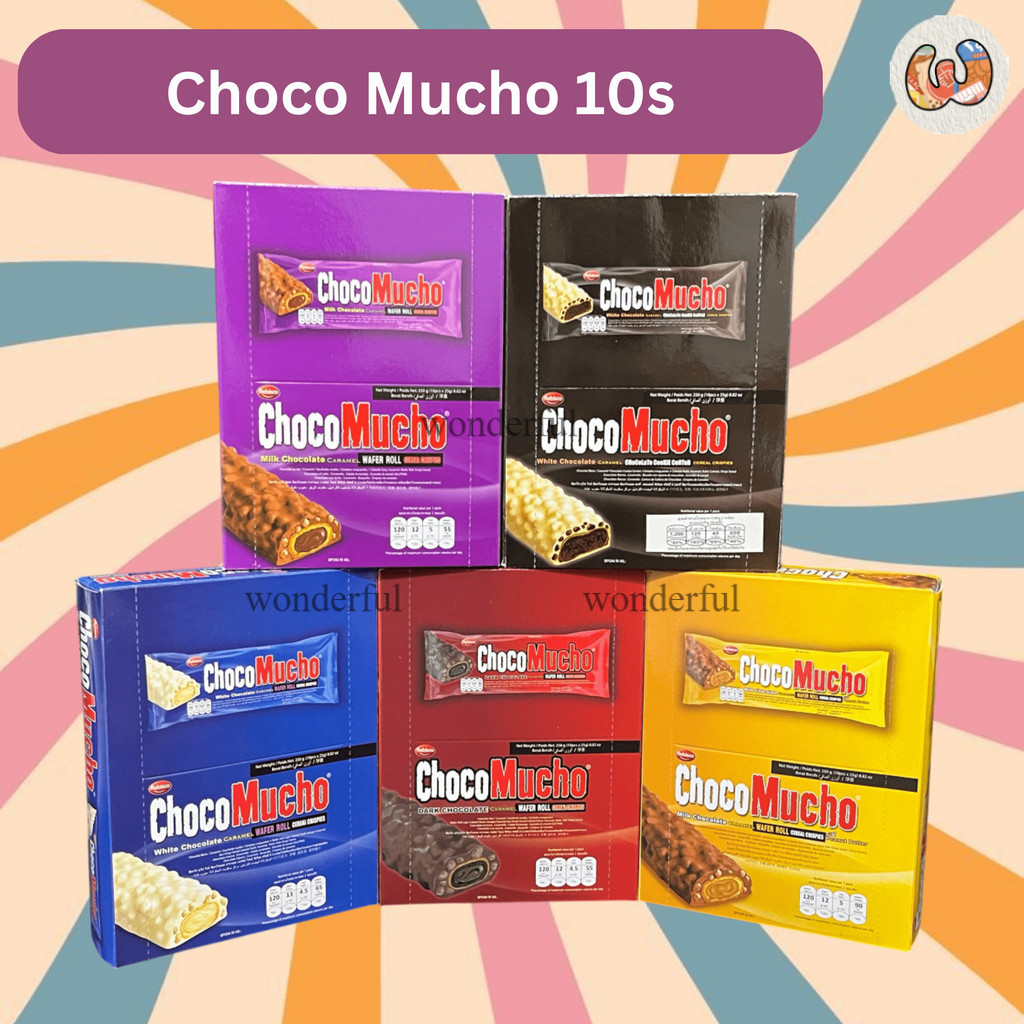WF Rebisco Choco Mucho Chocolate Bar Chocolate Caramel Wafer Cereal ...
