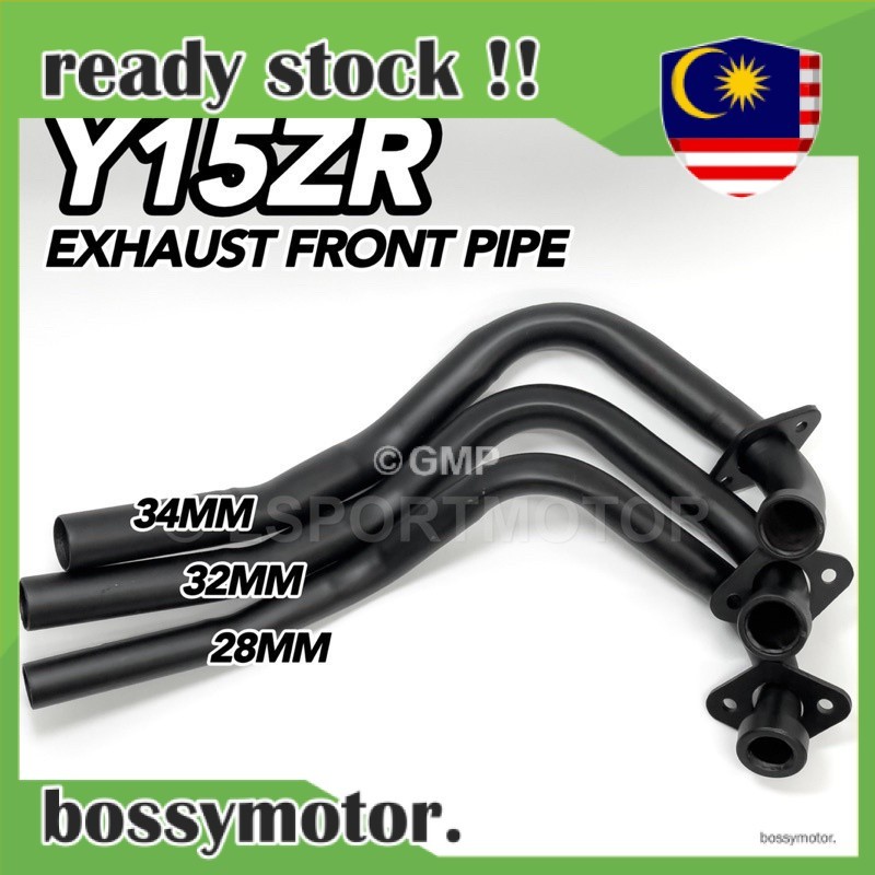 YAMAHA Y15ZR EXHAUST FRONT PIPE EKZOS MUFFLER PIPE NECK DEPAN Y15 Y15Z ...