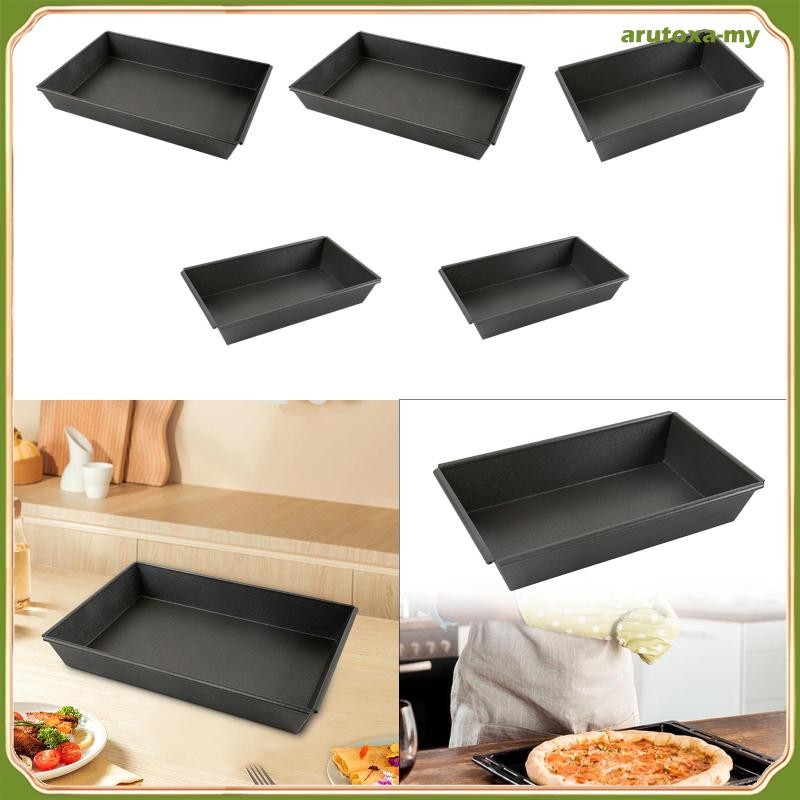 [ArutoxaMY] Rectangular Pizza Pan Pre Seasoned Bakeware Heightened Deep ...