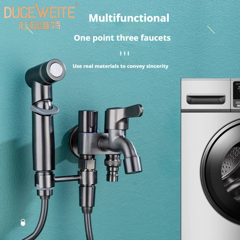 [Ready Stock] Supercharged Stainless Steel Four-way Valve One-in Three ...