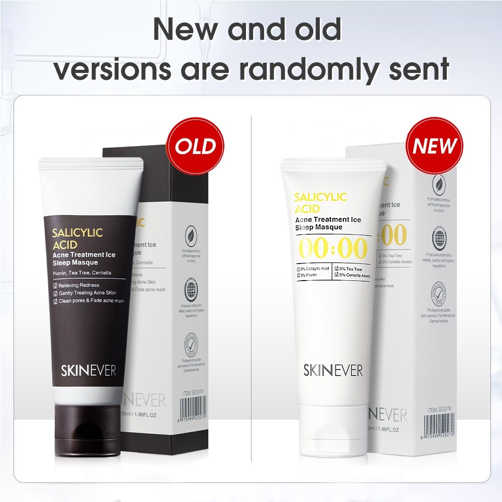 SKINEVER Salicylic Acid Acne Treatment Set Moisturizing Masque Deep ...