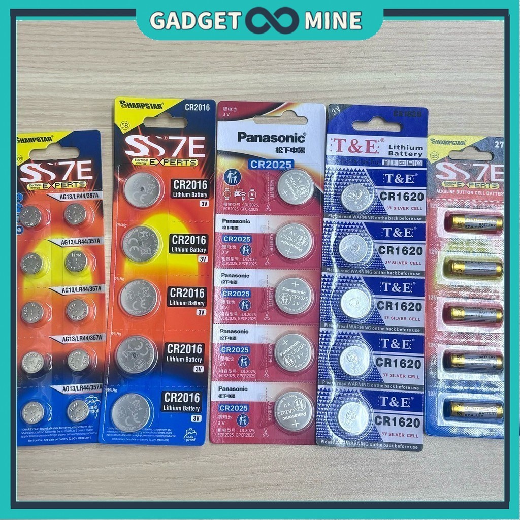 Button Cell Battery Watch Toy Coin Calculator PC Alkaline Batteries ...