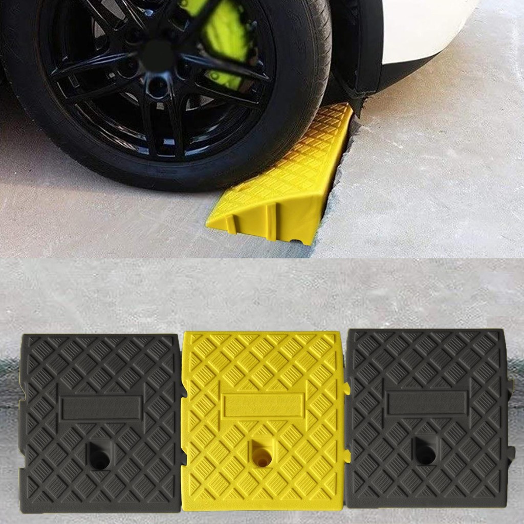 Portable Lightweight Plastic Curb Ramps Heavy Duty PVC Plastic Kit Set ...