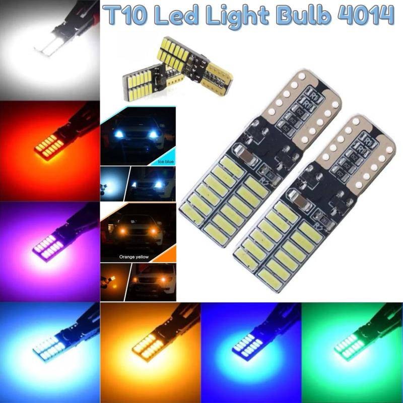 24 SMD LED Car T10 Led Light Bulb 4014 Chip License Plate Lights ...
