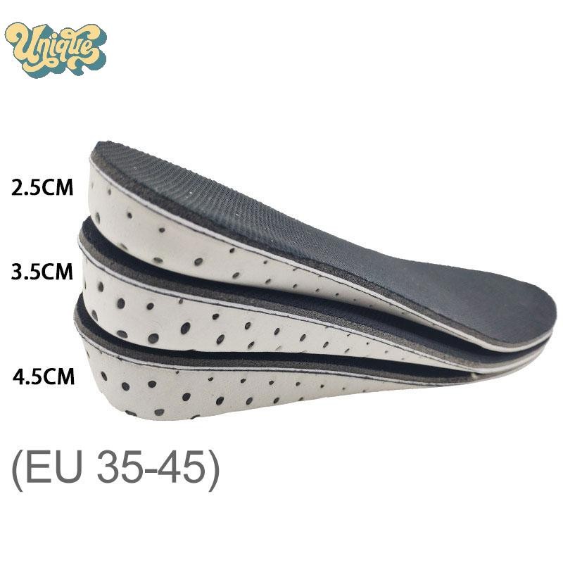 (Unique) Unisex Insole Heel Lift Insert Shoe Pad Height Increase Cushion Elevator Taller new ...