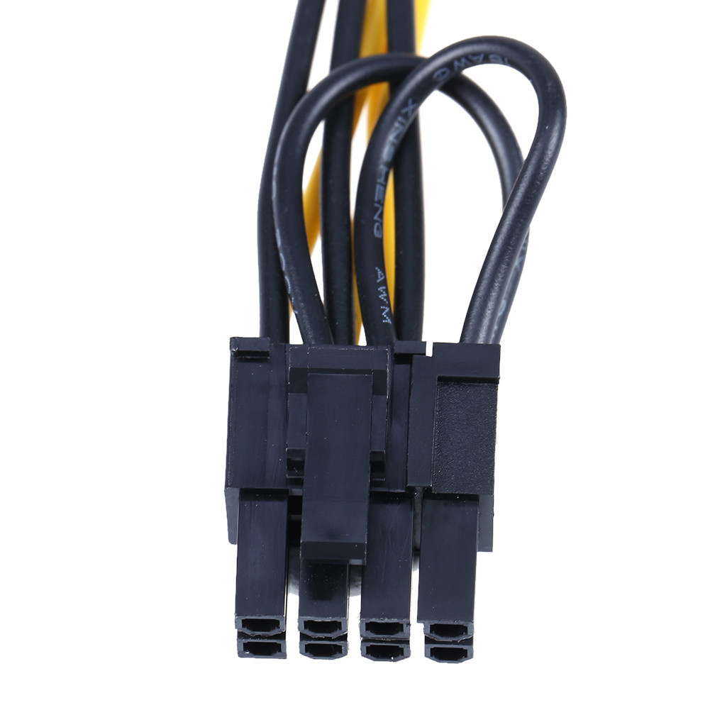 6Pin Port to Dual 8(6+2)Pin Port Splitter Power Cable for Graphic Cards ...