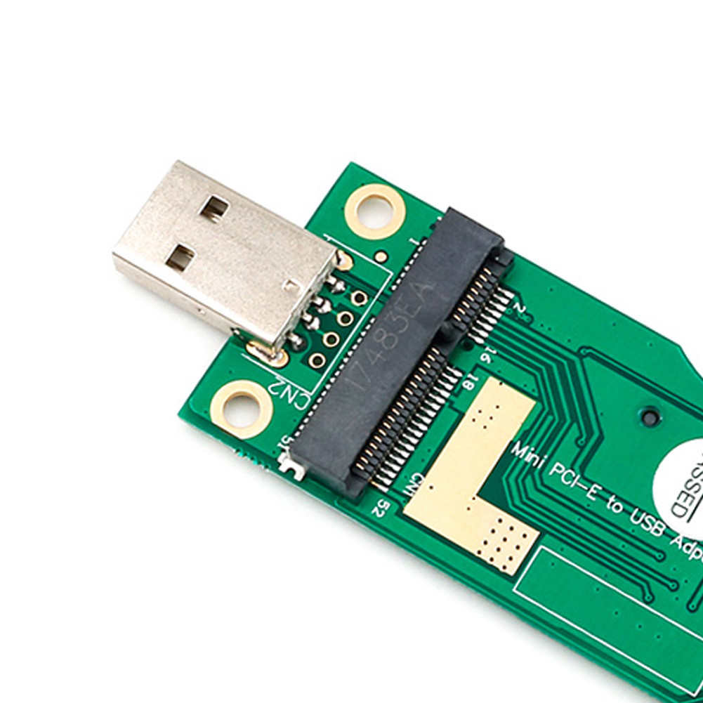 Mini PCI-E to USB Adapter with SIM 8Pin Card Slot for WWAN/LTE Module ...