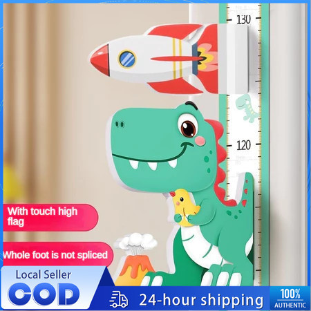 cartoon decoration 3D Magnetic Height Measurement Ruler Wall sticker ...