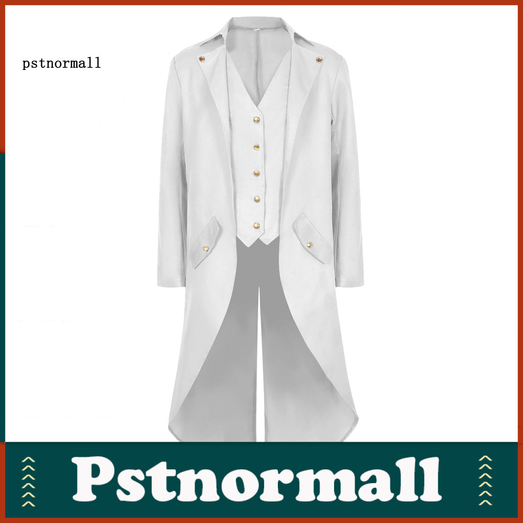 Pirate Tuxedo Classic Lapel Tuxedo Medieval Tuxedo Suit Coat Cosplay ...