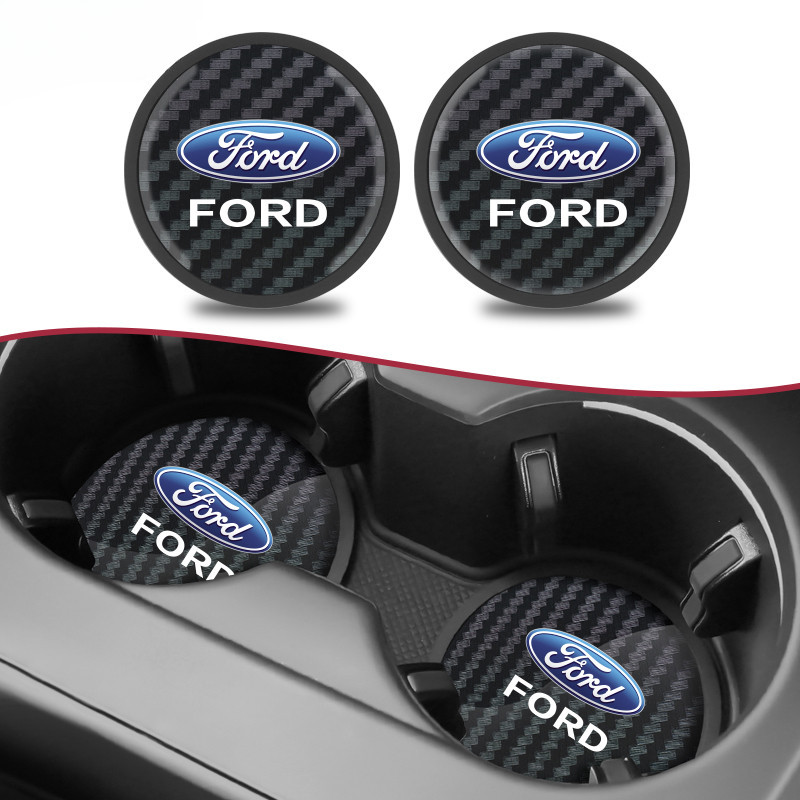 Car Coaster Water Cup Holder Mat Anti-slip Coasters for Ford Ranger ...