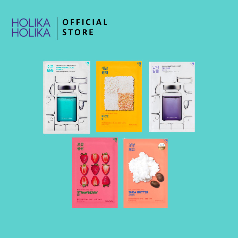 Holika Holika Sheet Mask - Hydration (5pcs) | Shopee Malaysia