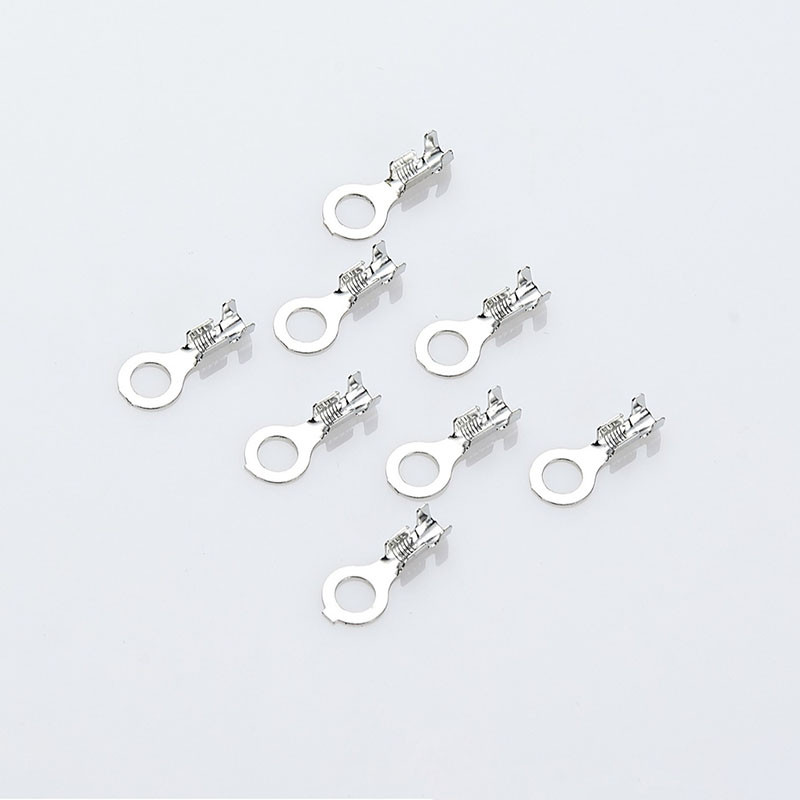 100 Pieces Connecting Terminal O-Type Wire Crimp Terminal Pin Terminal ...