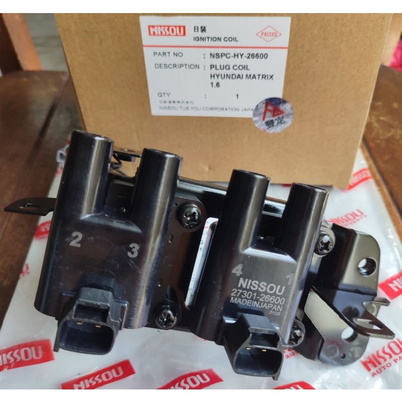 Plug Coil / Ignition Coil HYUNDAI Elantra, Coupe, Getz 1.4 1.6, KIA ...