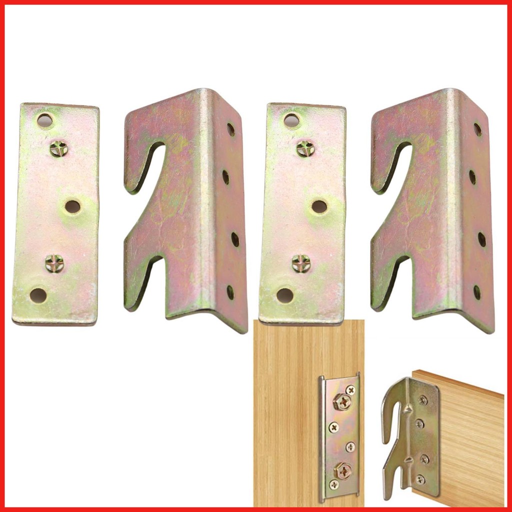 Bed Rail Brackets Bed Frame Connectors Bed Brackets Headboard Brackets ...