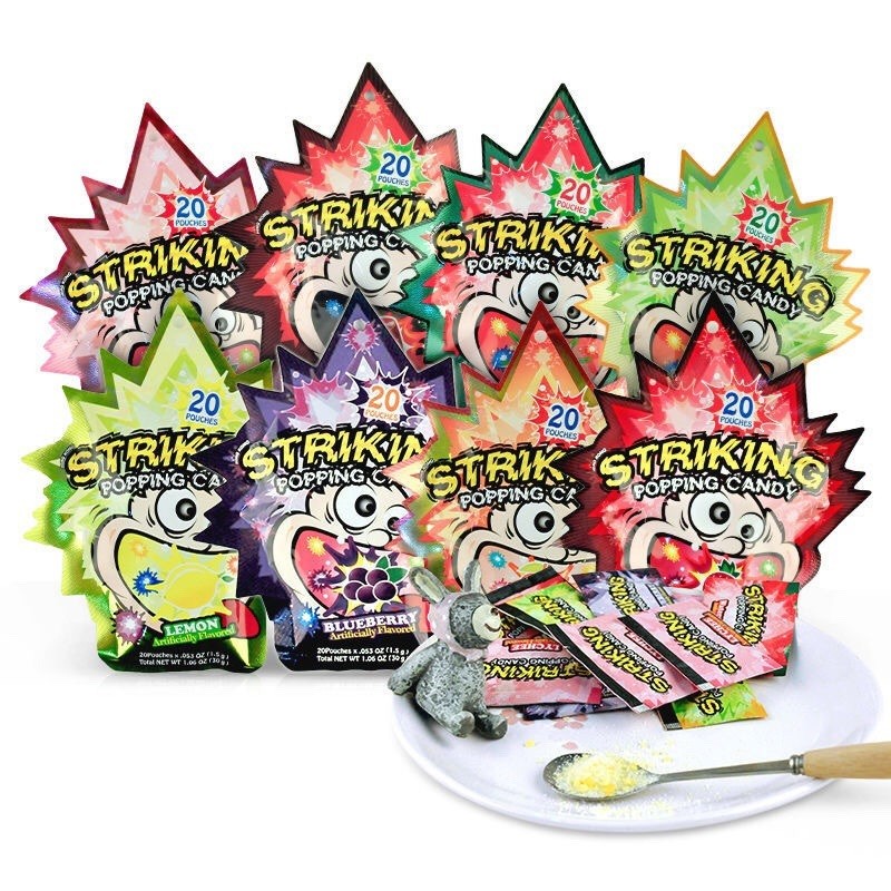 [VIRAL] STRIKING POPPING CANDY (10SACHETS) GULA LETUP TRADITIONAL HALAL ...