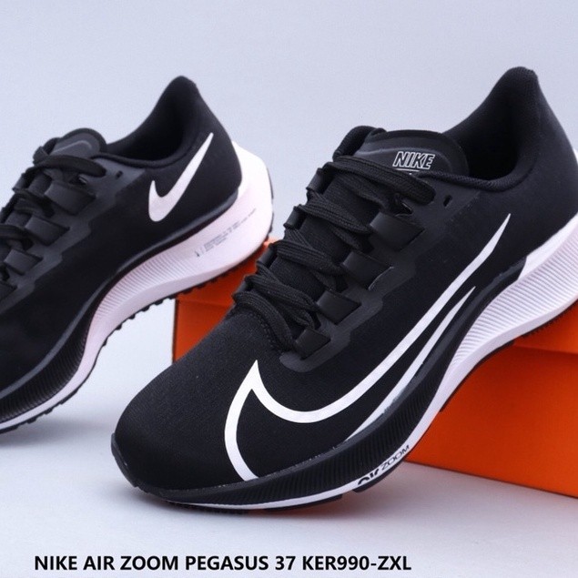 in stock Zoom Pegasus 37 Turbo men's shoes BLACK running shoes woman ...