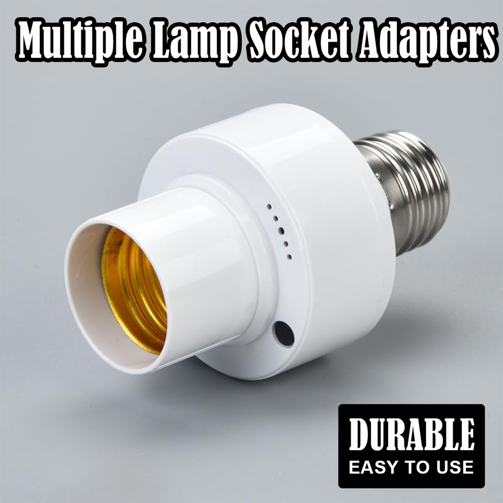 E27 Infrared Sensor Lamp Holder Wiring Socket Wireless Led Radar Wall ...