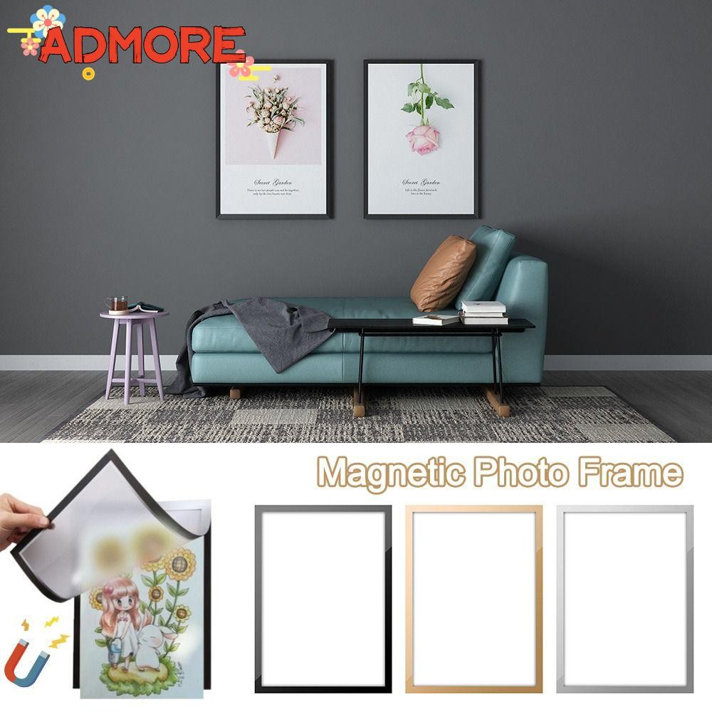 ADMORE Magnetic Photo Frame, Poster Certificate Artwork Self Adhesive ...