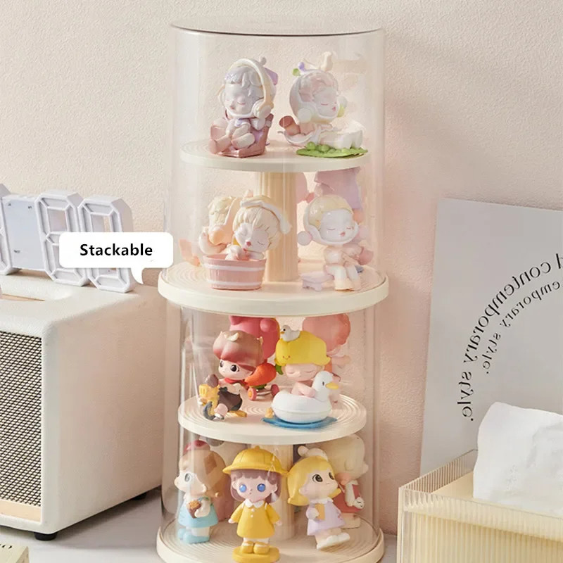 360° Rotation Blind Box Doll Storage Display Rack Action Figures ...