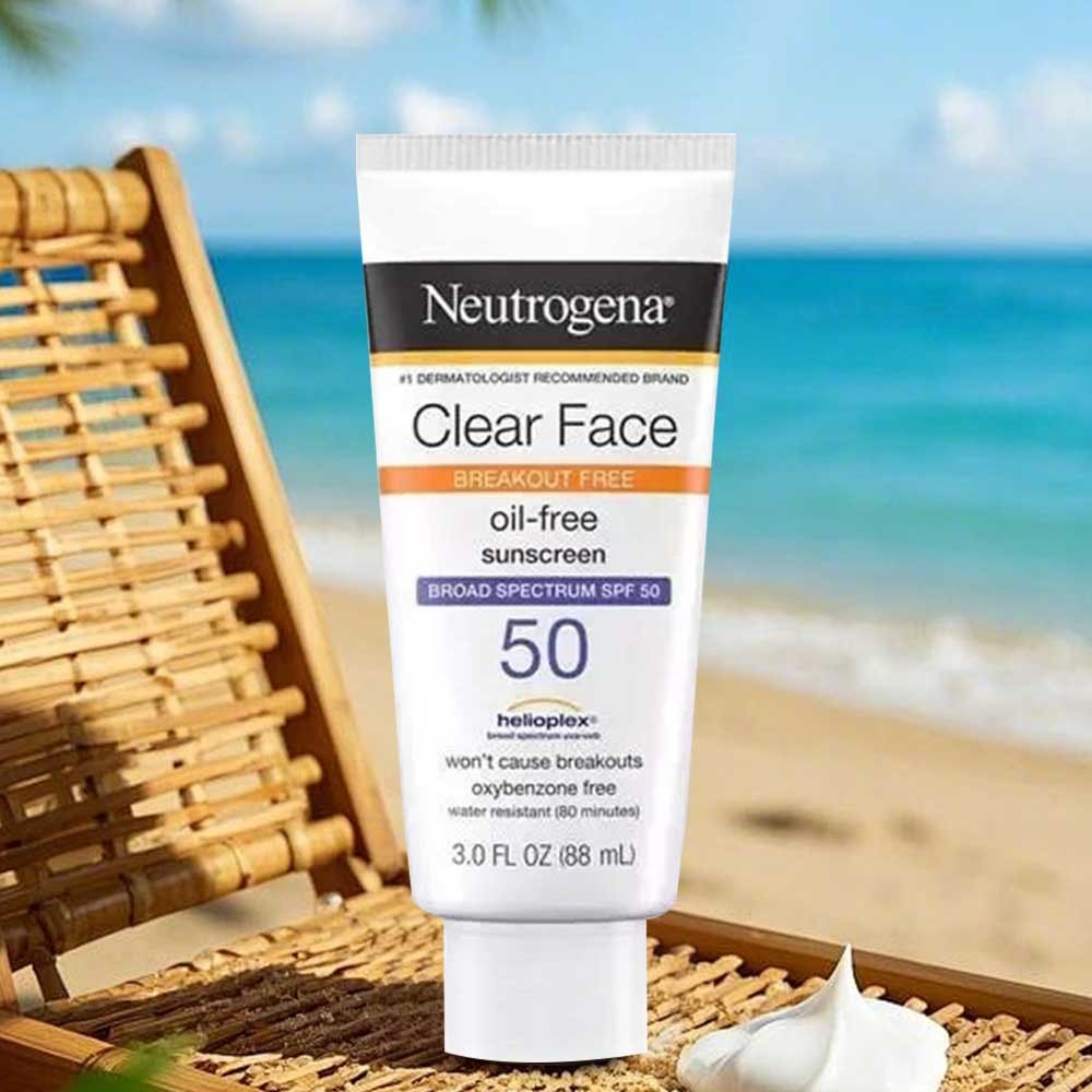 NEUTROGENA CLEAR FACE SPF 50 OIL FREE SUNSCREEN 3oz | Shopee Malaysia