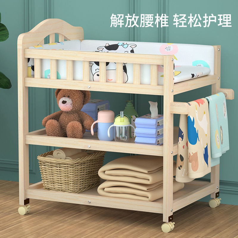 [93% Praise Rate] Solid Wood Crib Nursing Table Diaper Changing Table ...