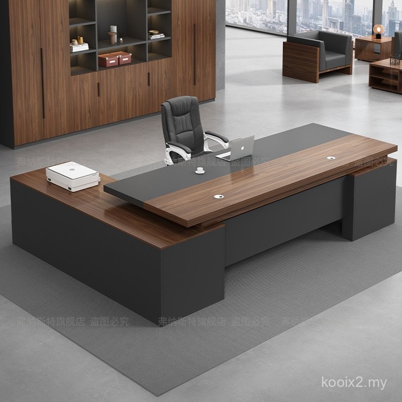 Set Meja dan Kerusi Pejabat Mewah Pengurus Perabot Pejabat Eksekutif ...