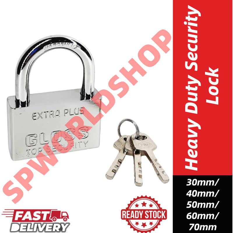 Heavy Duty Security Lock Padlock Solid Brass Stainless Steel Padlock