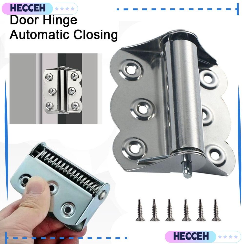 HECCEH1 Door Butterfly Hinge, Spring Rustproof Flush Hinges, Automatic ...