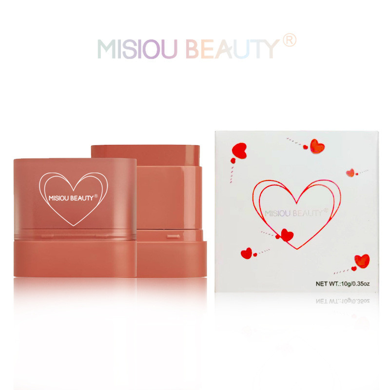 Six-color Moisturizing Color Development Brightening Lip Cheek Dual-Use ...