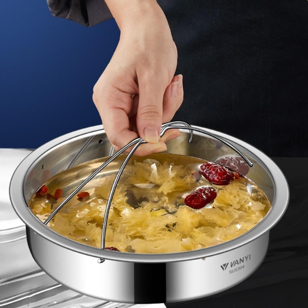 NORBORTO Steamer Basket, Stainless Steel with Handle Steamer Plate ...