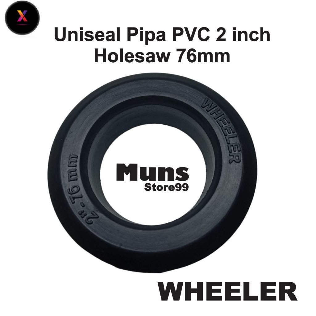 FS Uniseal Unisil 2 Inch PVC Pipe Aquaponic and Hydroponic WHEELER ...