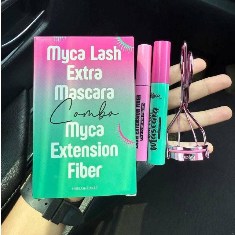 MYCA LASH EXTRA MASCARA COMBO MYCA LASH EXTENSION FIBER ORIGINAL HQ ...